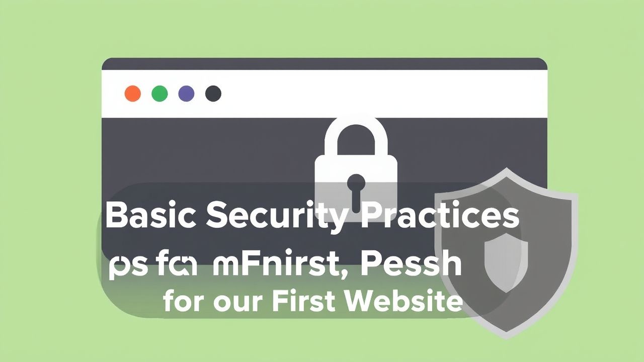7 Basic Security Practices For Your First Website Web Hosting For Beginer