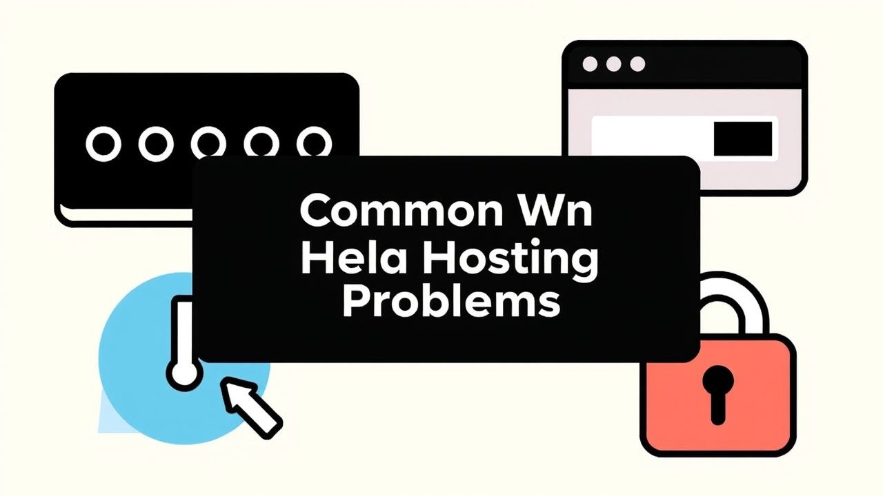 Common Web Hosting Problems and How to Fix Them - Web hosting for beginer