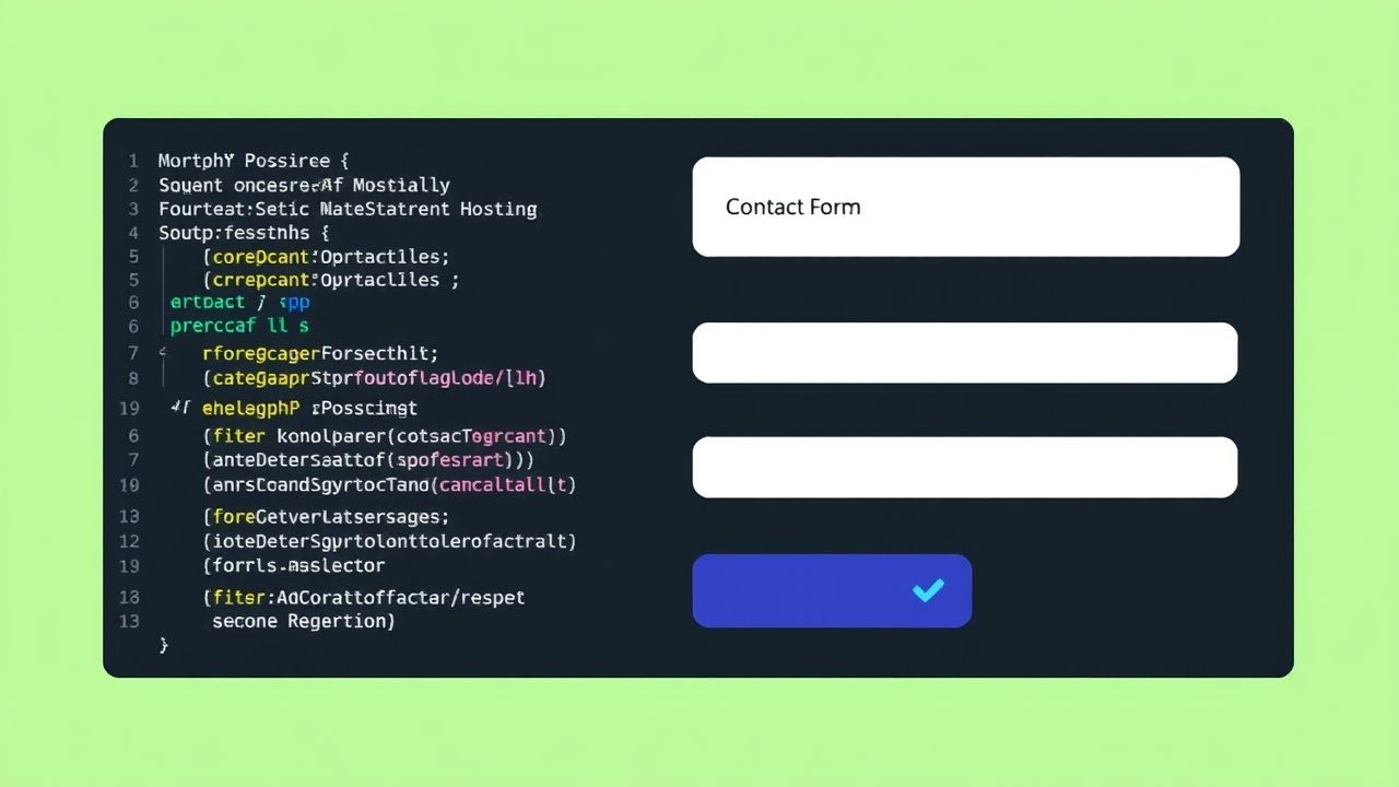 Setting Up a Simple PHP Contact Form on Your Shared Hosting Account: A Step-by-Step Guide - Web ...