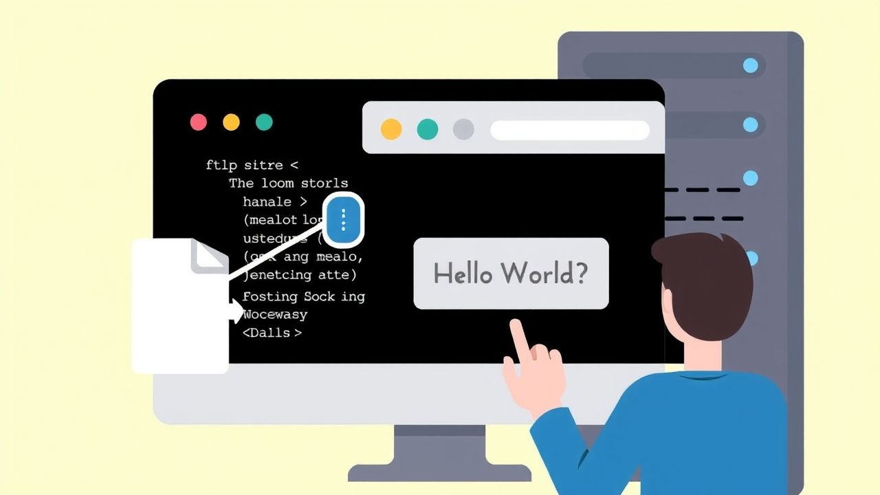 Upload Your First 'Hello World' Program to Web Hosting: A Beginner's Guide - Web hosting for beginer